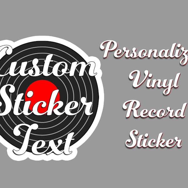 Custom Record Labels - Etsy
