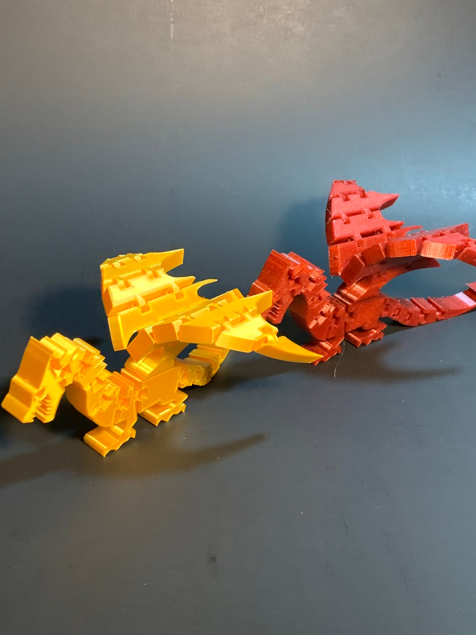 3D Printed Articulated flex Dragon - Etsy