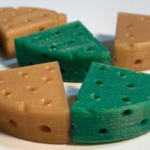 3D Printed Cheesehead Fridge Magnets - Etsy