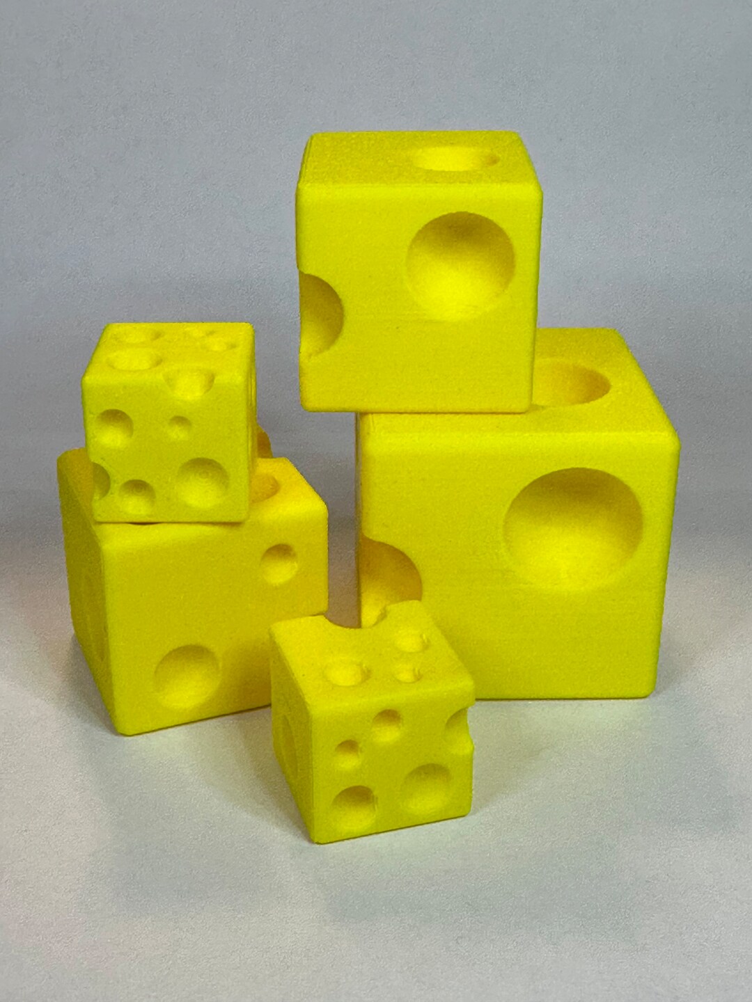 3D Printed Cheese Dice - 3 Sizes (see Item Details) - Etsy