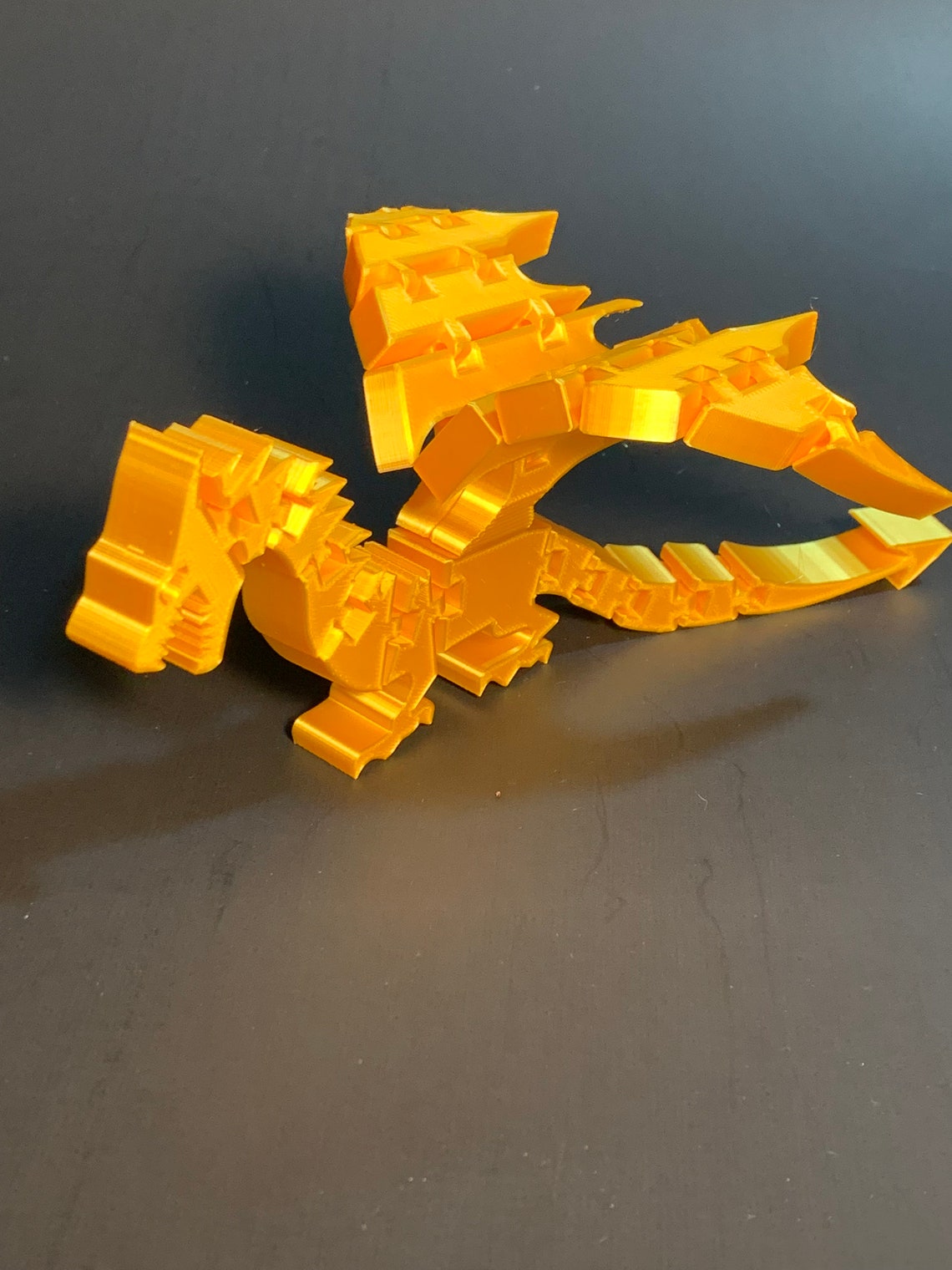 3D Printed Articulated flex Dragon - Etsy