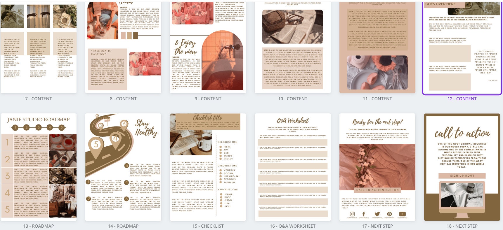 Roadmap Lead Magnet Template for Coaches,course Creator,lead ...