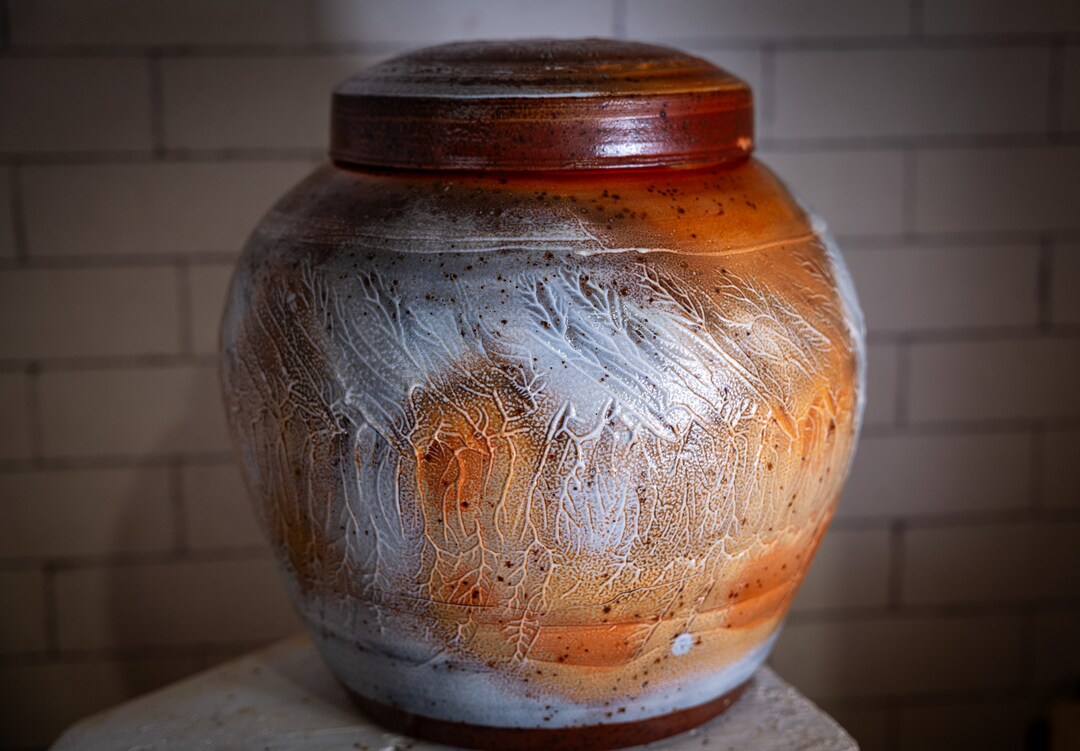 Very Large 5 Gal Onggi Pot. Handmade Stoneware With Traditional Korean ...