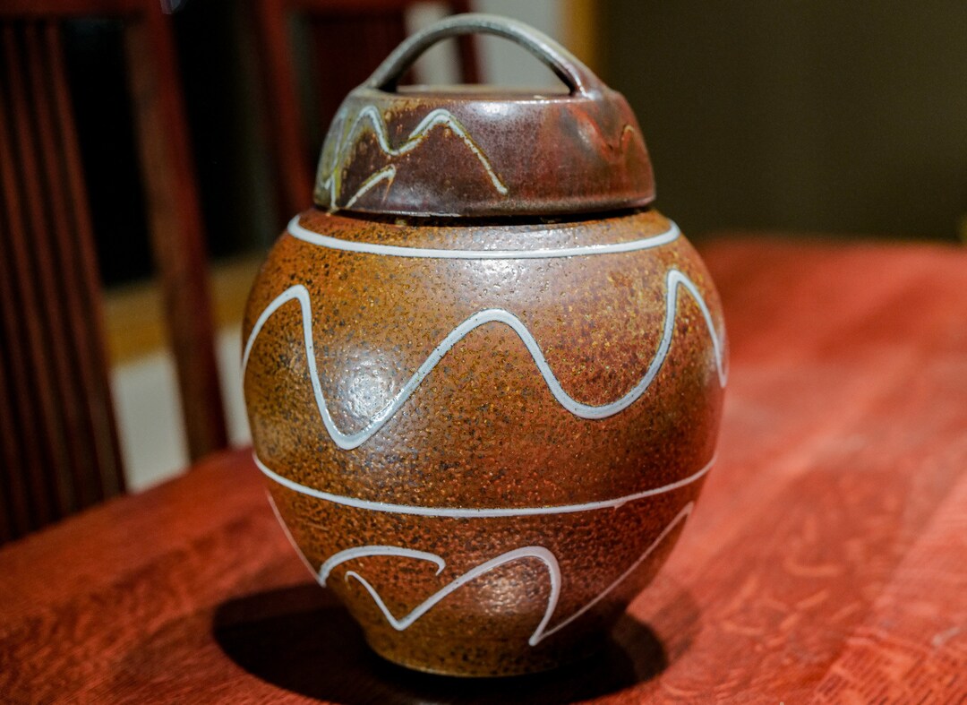 Onggi Jar, 2 Gallon , Handmade Stoneware, Katabatic Pottery - Etsy