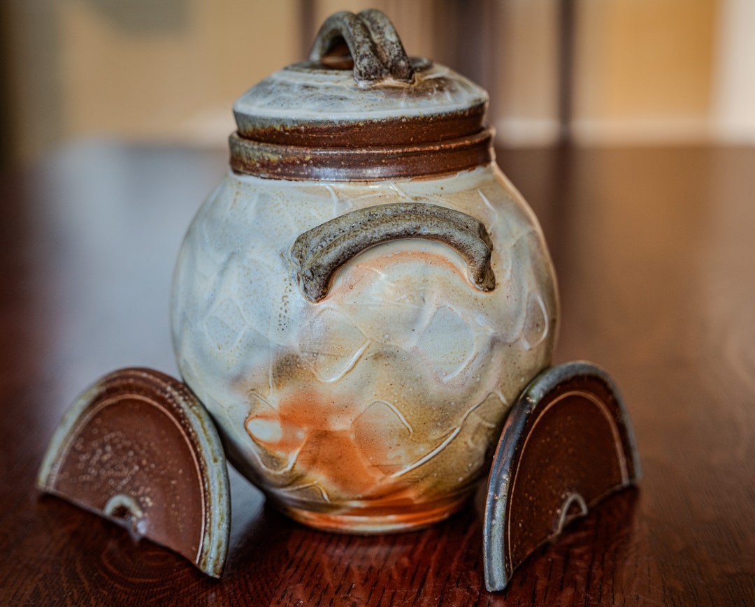 Fermentation Crock, 1 Gallon, Handmade Stoneware, With Fermentation ...