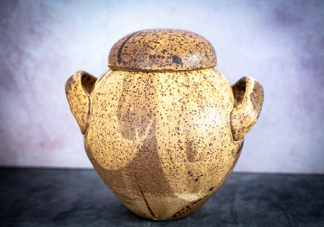 Onggi Jar, 2 Gallon Handmade Stoneware - Etsy