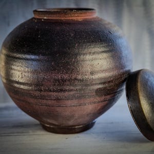 3 Gallon Handmade Wheel Thrown Stoneware Onggi Jar With Fermentation ...