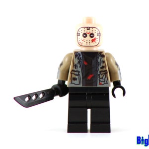 FREAKY FRIDAY 13TH GUY Custom Printed Lego Minifigure Friday the 13th ...