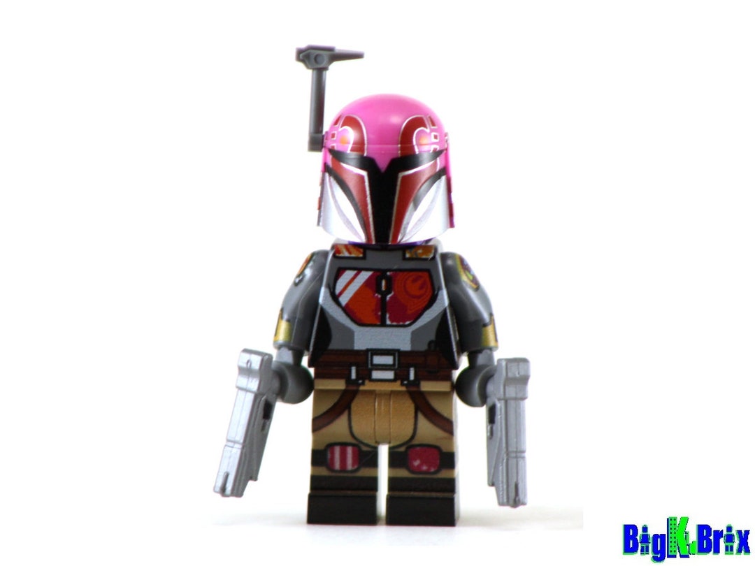 SAVINE REN MANDO Custom Printed on Lego Brand Minifig Parts Star Wars ...