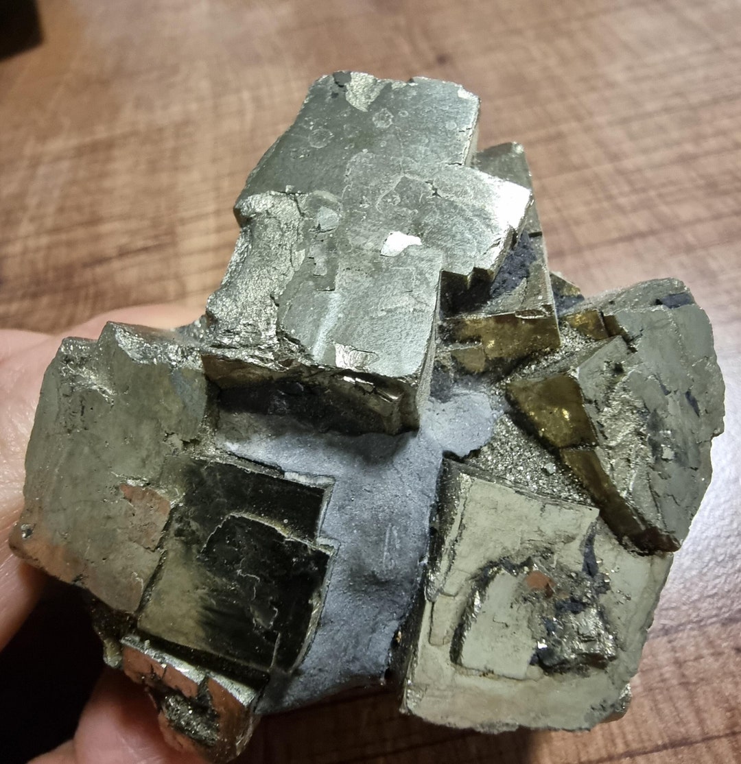 Big Size 636 Gr Pyrite Specimen With Amazing Big Cubic Formation for ...