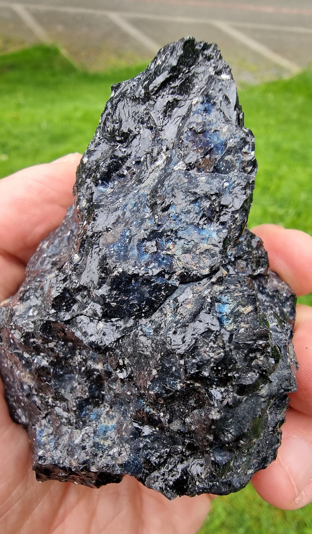 Iridescent Obsidian 369 Gr Rainbow Obsidian Rainbow Snowflake Obsidian ...