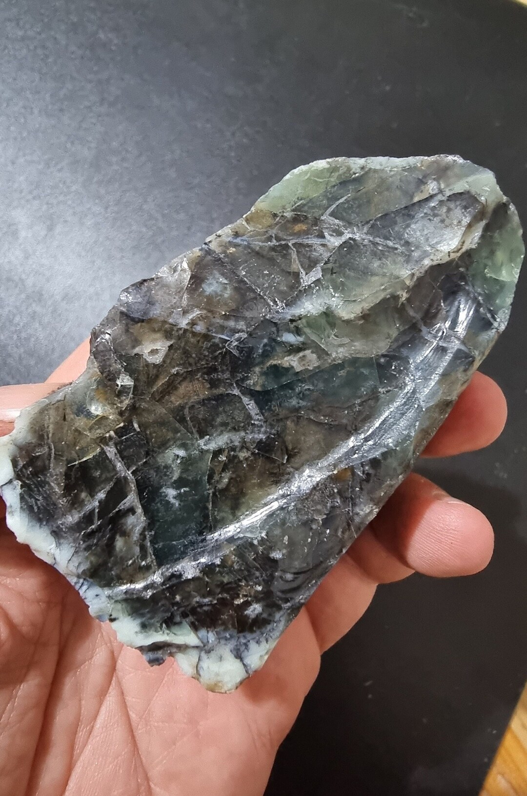 Green Opal Specimen , 8,5 Cm Raw Green Opal, Natural Green Opal, Common ...