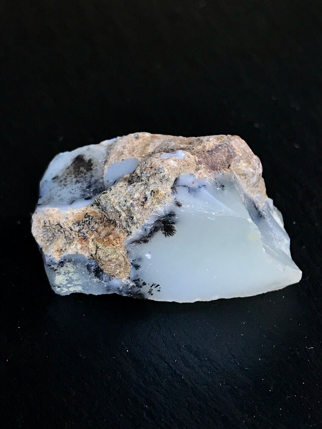 Raw Dendritic Opal Stone Natural Dendritic Opal 26 Gr-turkish Merlinite healing Crystals and ...