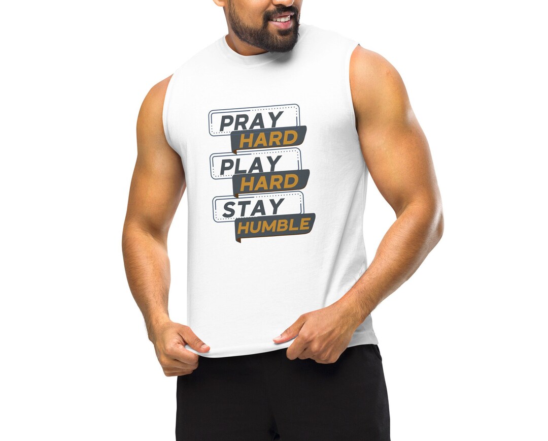 Gym Sleeveless Tank for Men and Women, Religious Faith Gym T-shirt, Men ...