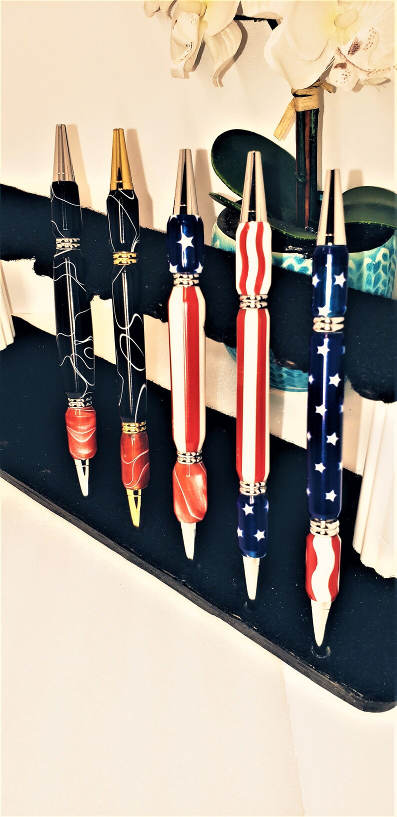 Teachers Pen/acrylic Pen/american Flag Pens - Etsy