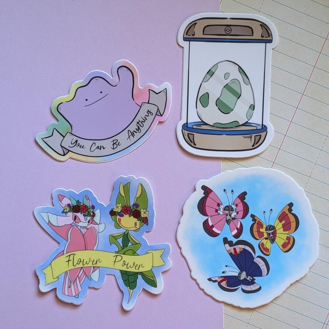 Poke Stickers - Etsy