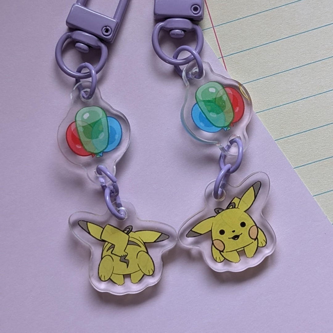Balloon Pika Keychain - Etsy
