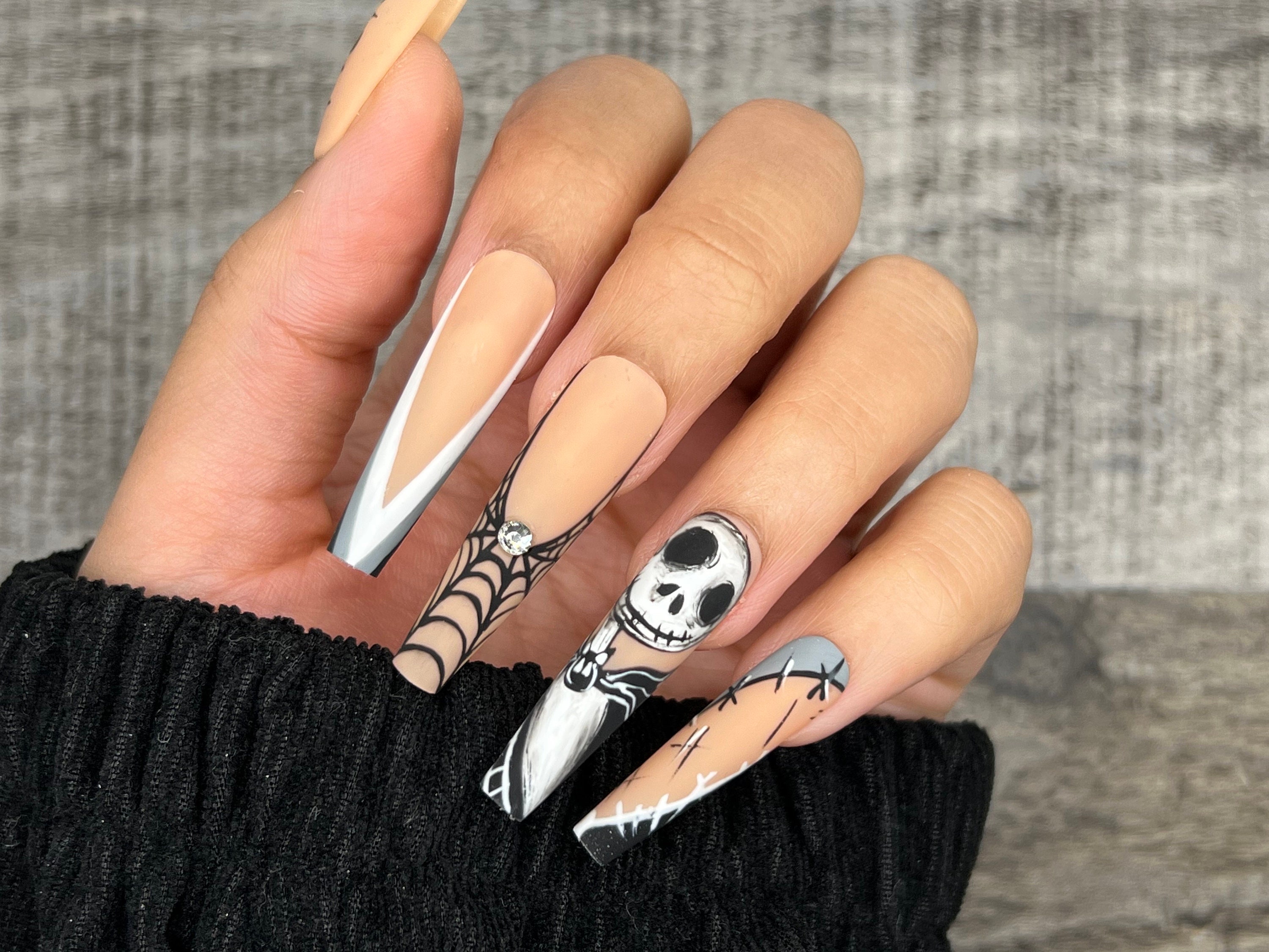 Skeleton Nails
