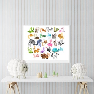 Alphabet Wall Decor| Printable| Educational| Montessori Homeschool ...
