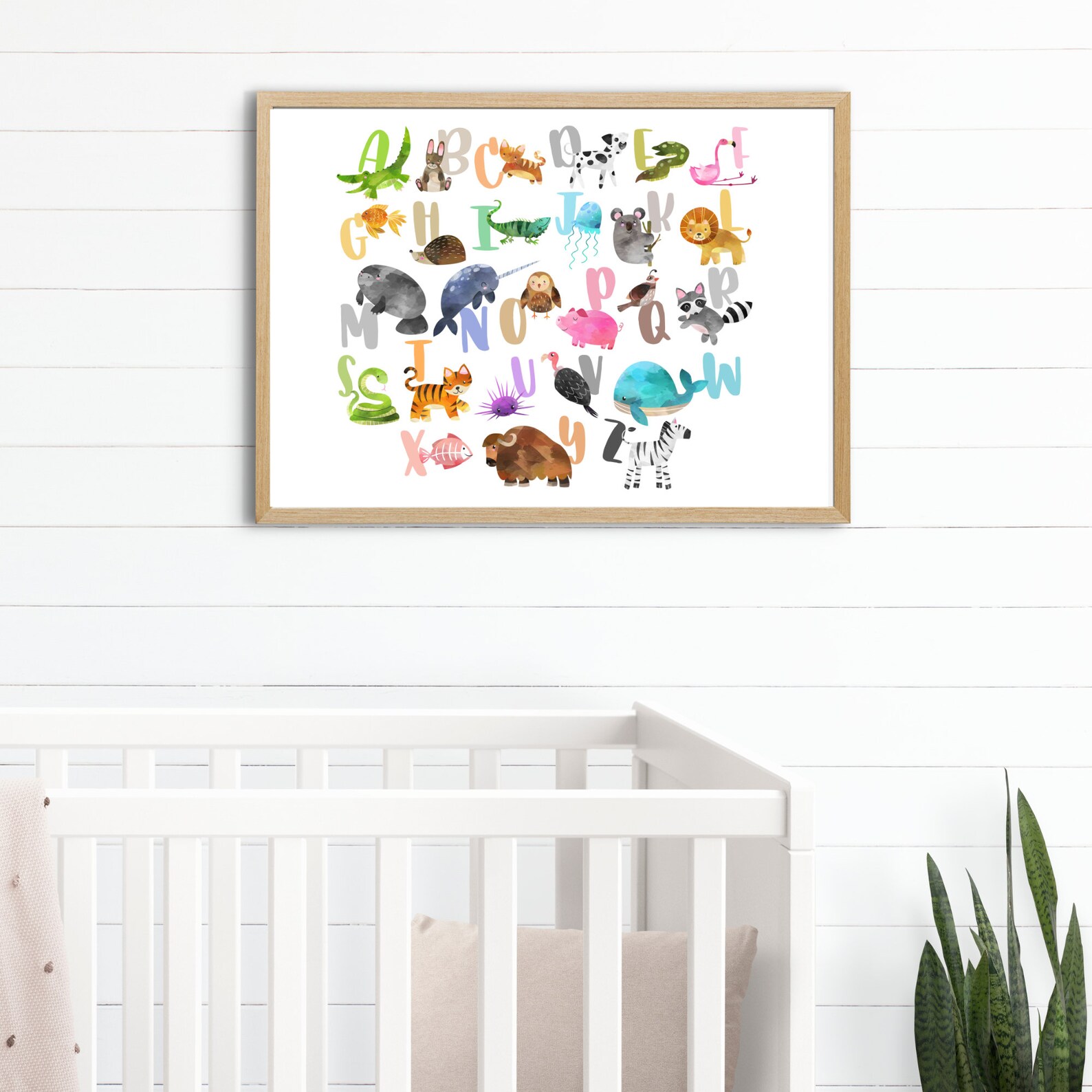 Alphabet Wall Decor| Printable| Educational| Montessori Homeschool ...
