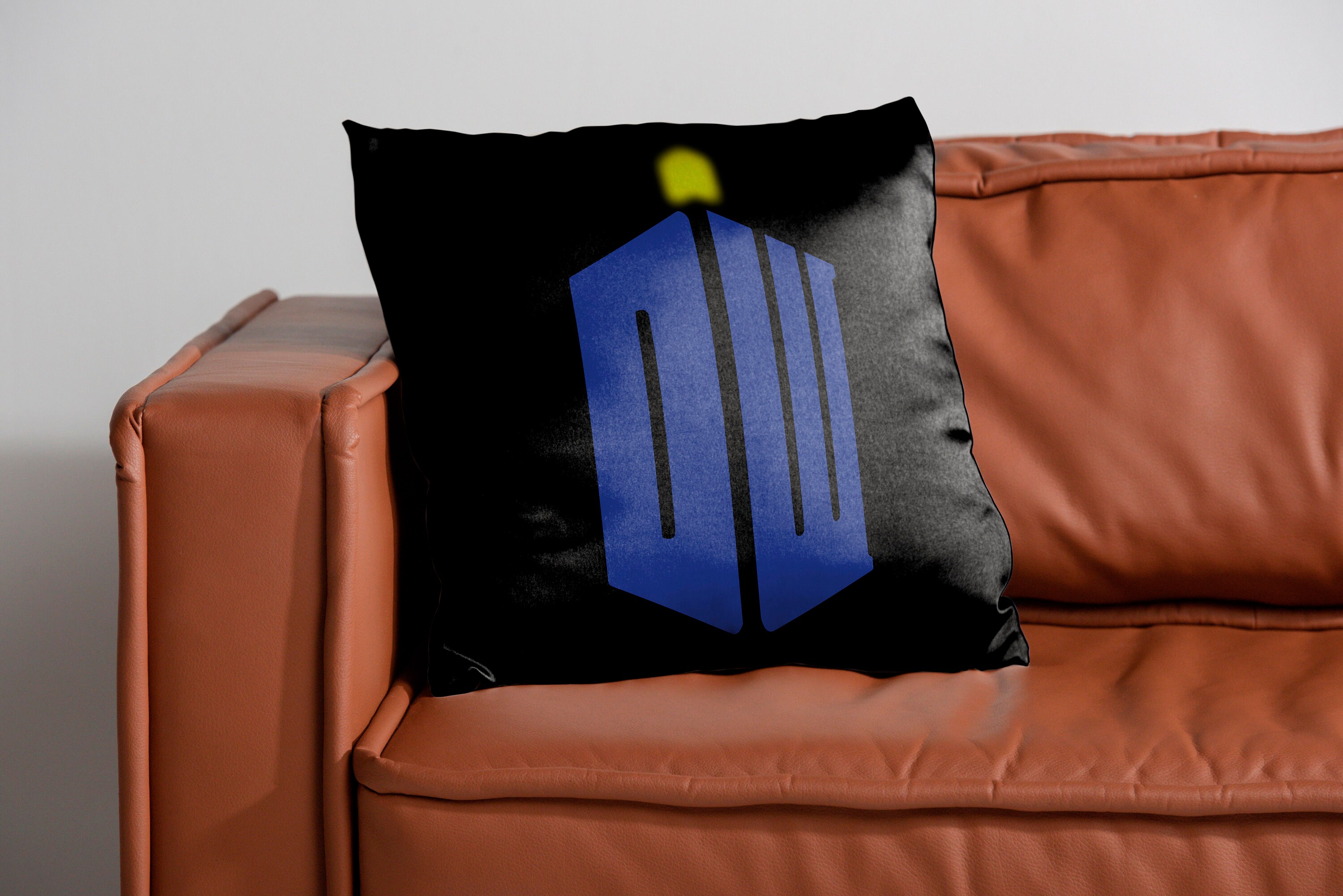 Doctor Who Pillow Cover Tardis Blue Box Life Motto - Etsy