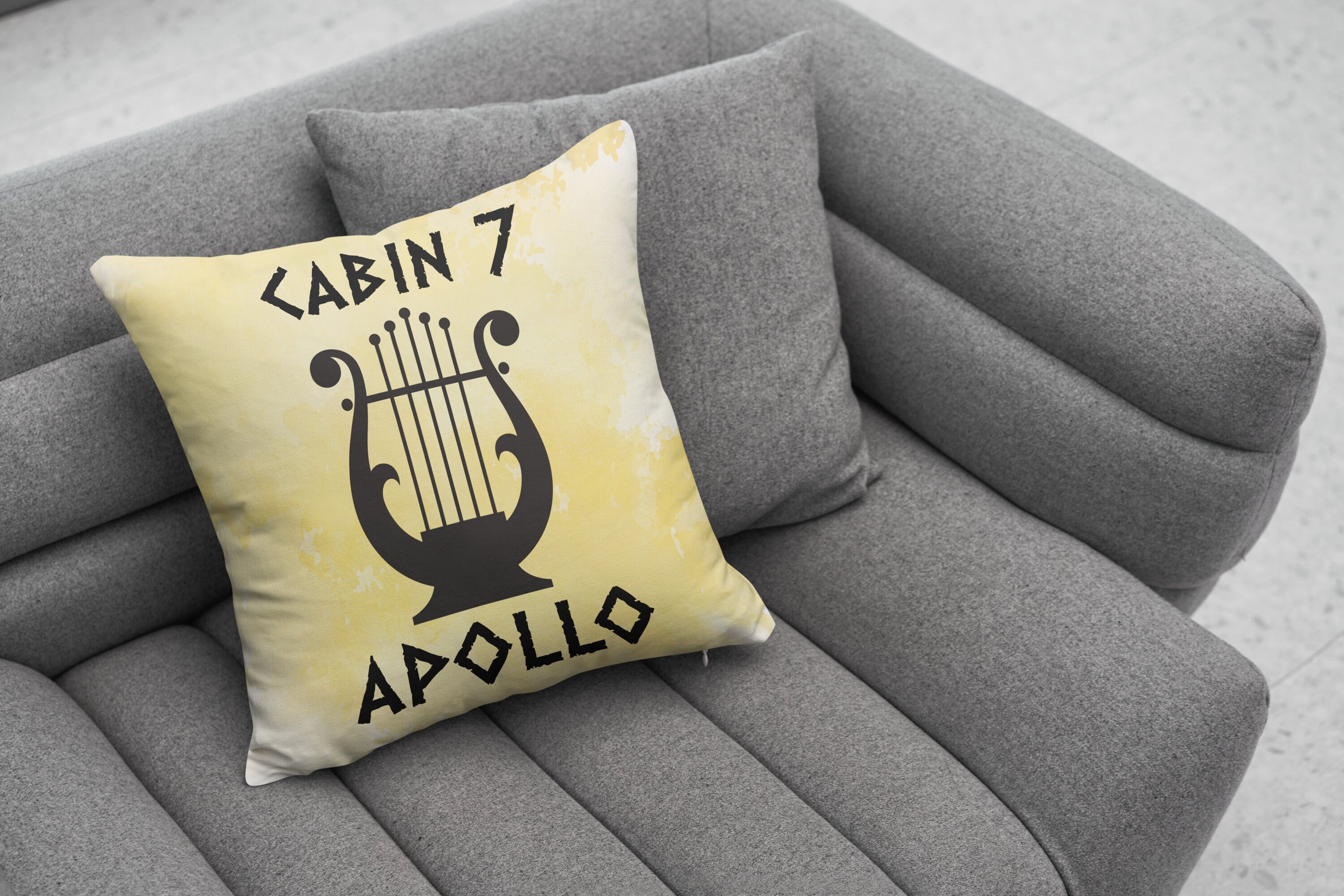 Camp Half Blood Cabins Cabin 7 Apollo Pillow Cover Life Motto Pillow ...