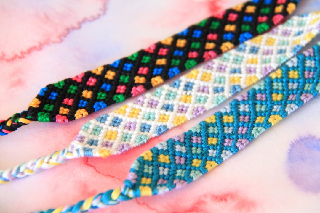 Friendship Bracelet Knot Bracelet Braceletbook Pattern Three Colors ...