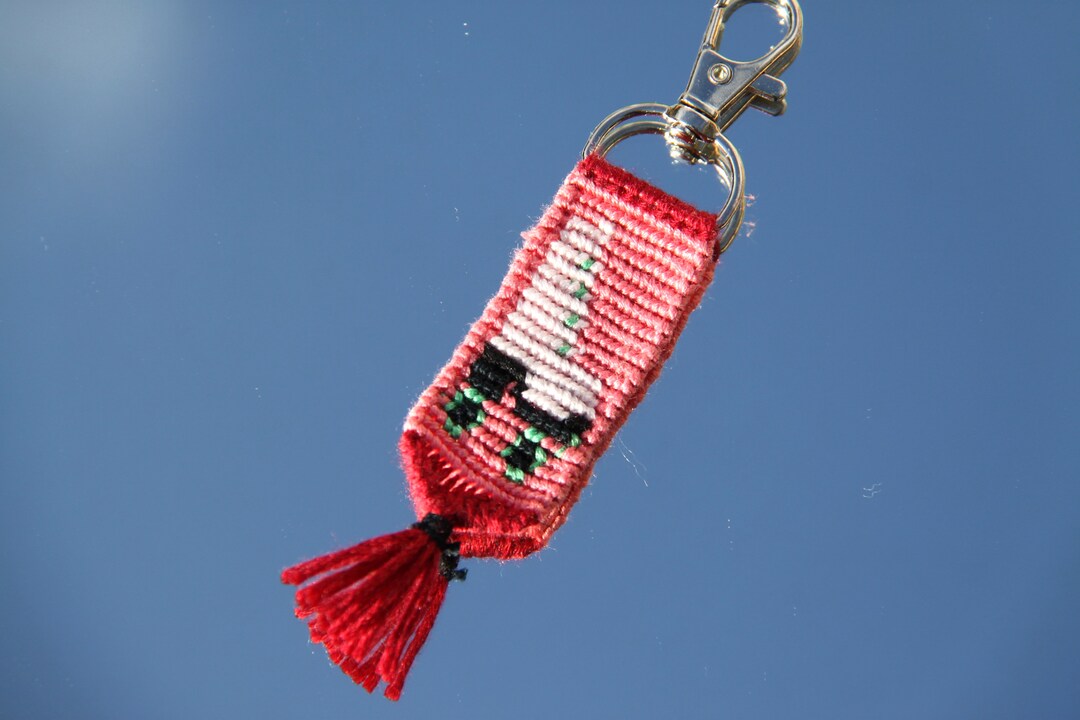 Friendship Bracelet Keychain Alpha Bracelet Keyring Braceletbook ...