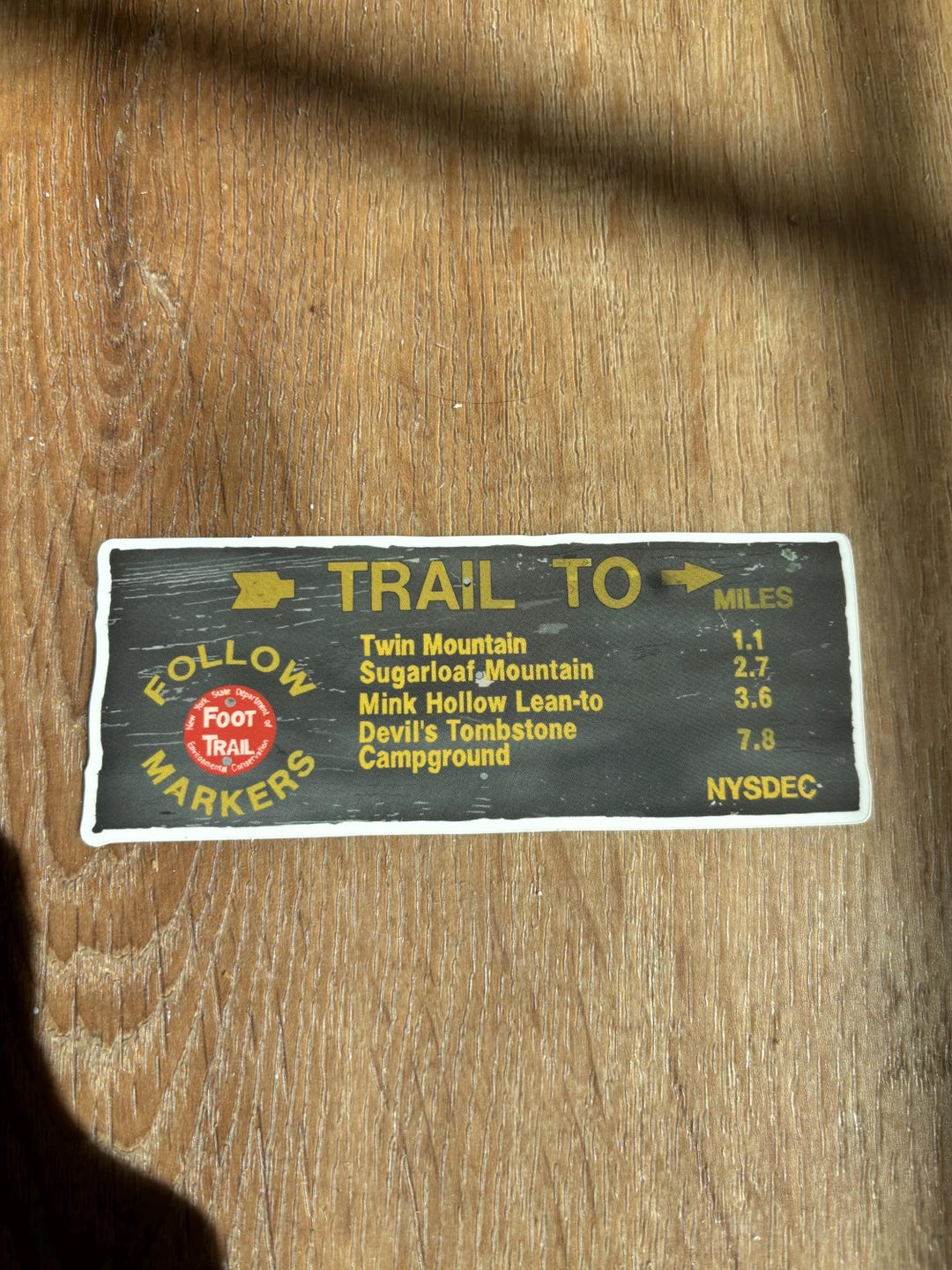 Catskills | Devil’s Path | Trail Sign | Vinyl Sticker | 3500 Club ...