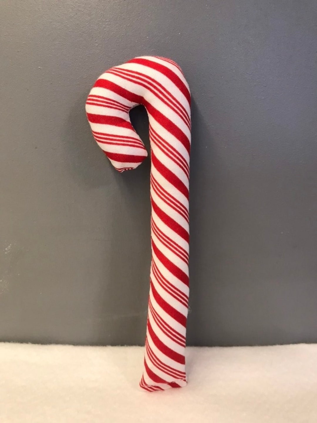 Stuffed Fabric Candy Cane - Traditional Stripes - Etsy