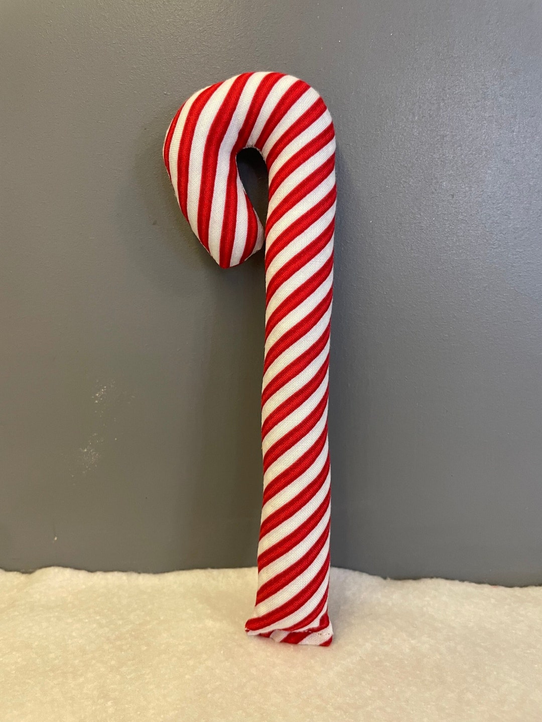 Stuffed Fabric Candy Cane - Basic Stripes - Etsy
