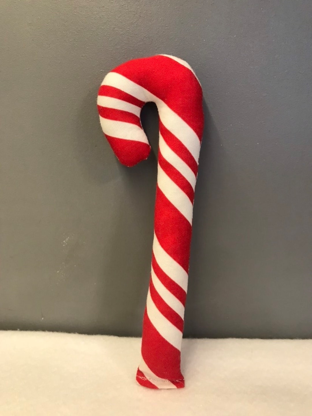 Stuffed Fabric Candy Cane - Bold Stripes - Etsy