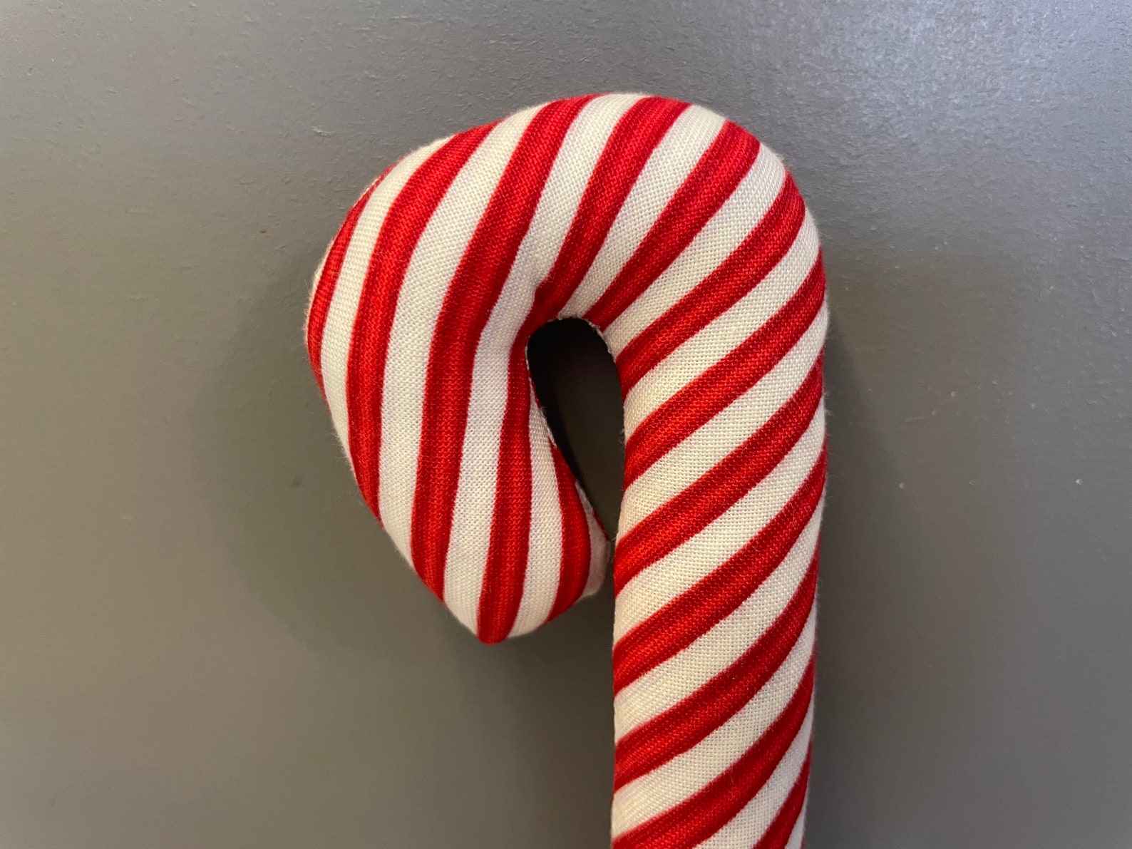 Stuffed Fabric Candy Cane - Basic Stripes - Etsy