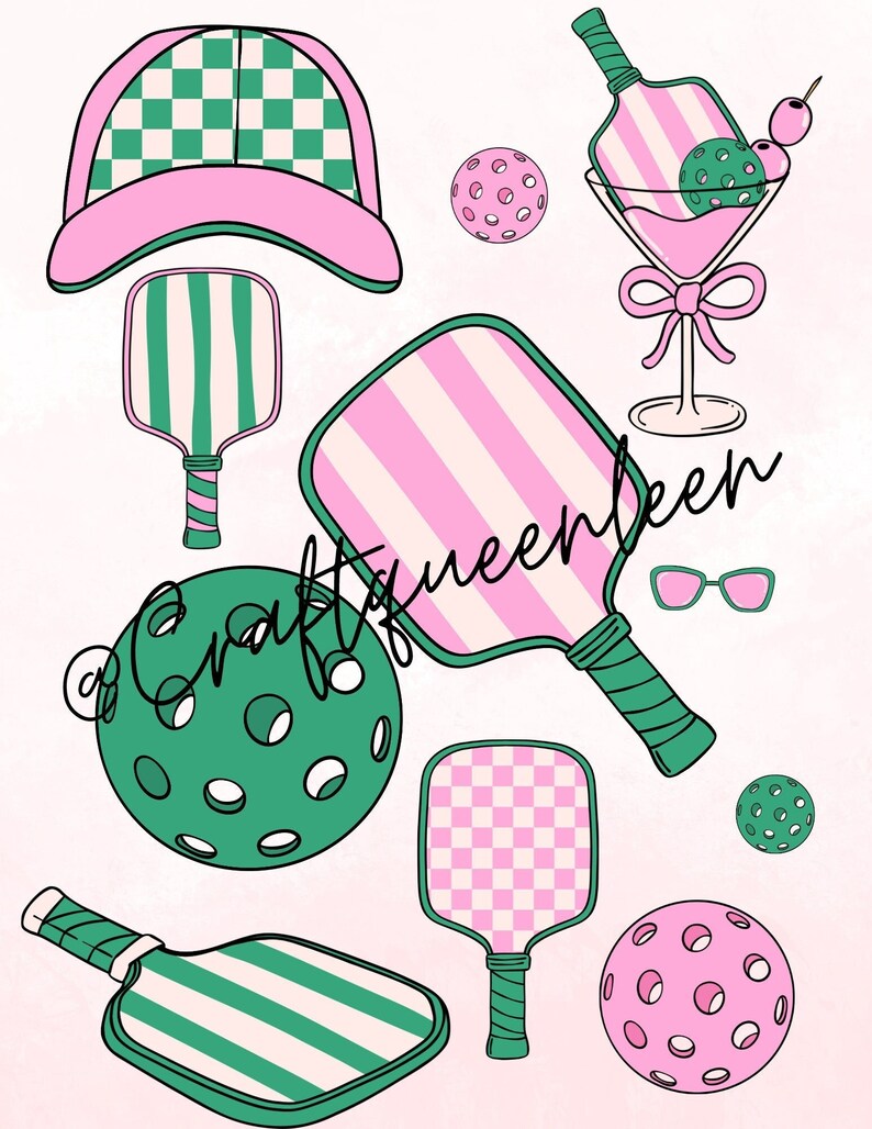Pickleball Digital Print - Etsy