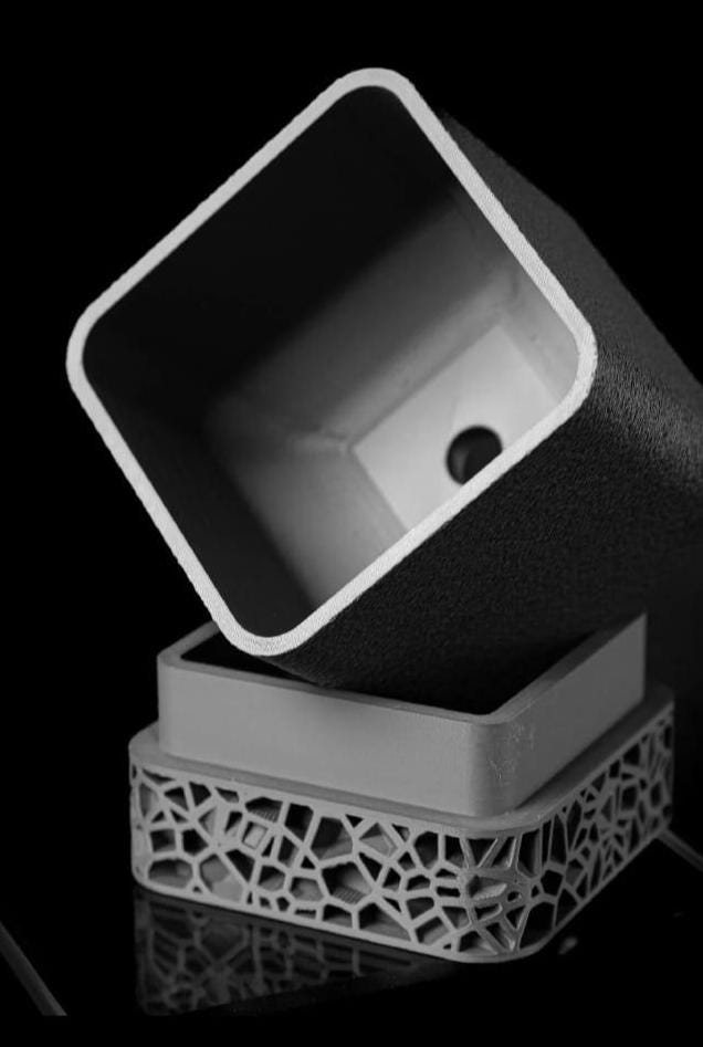 Modern Planter Pot, Vori Square Planter, Textured Flower Pot - Etsy