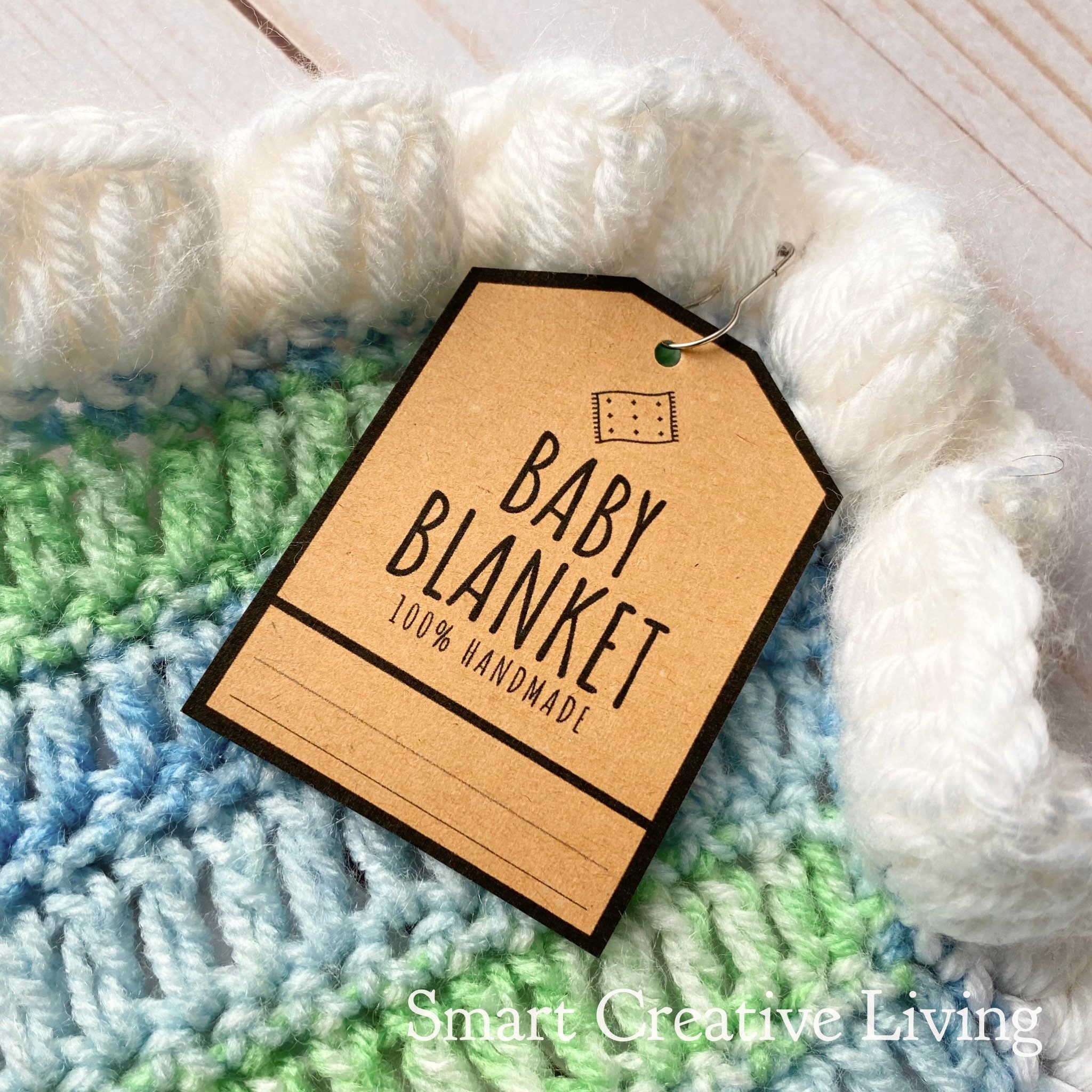 PRINTABLE Baby Blanket Tags - Price Labels for Crocheted or Knit ...