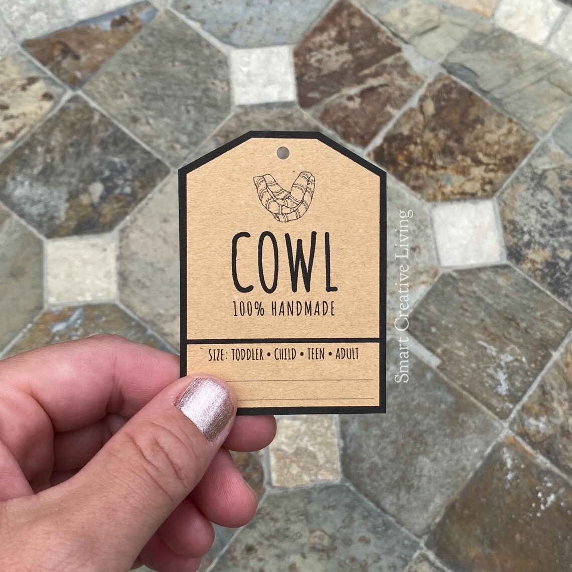 PRINTABLE Cowl Tags - Price Labels for Crocheted or Knit Handmade Cowls ...