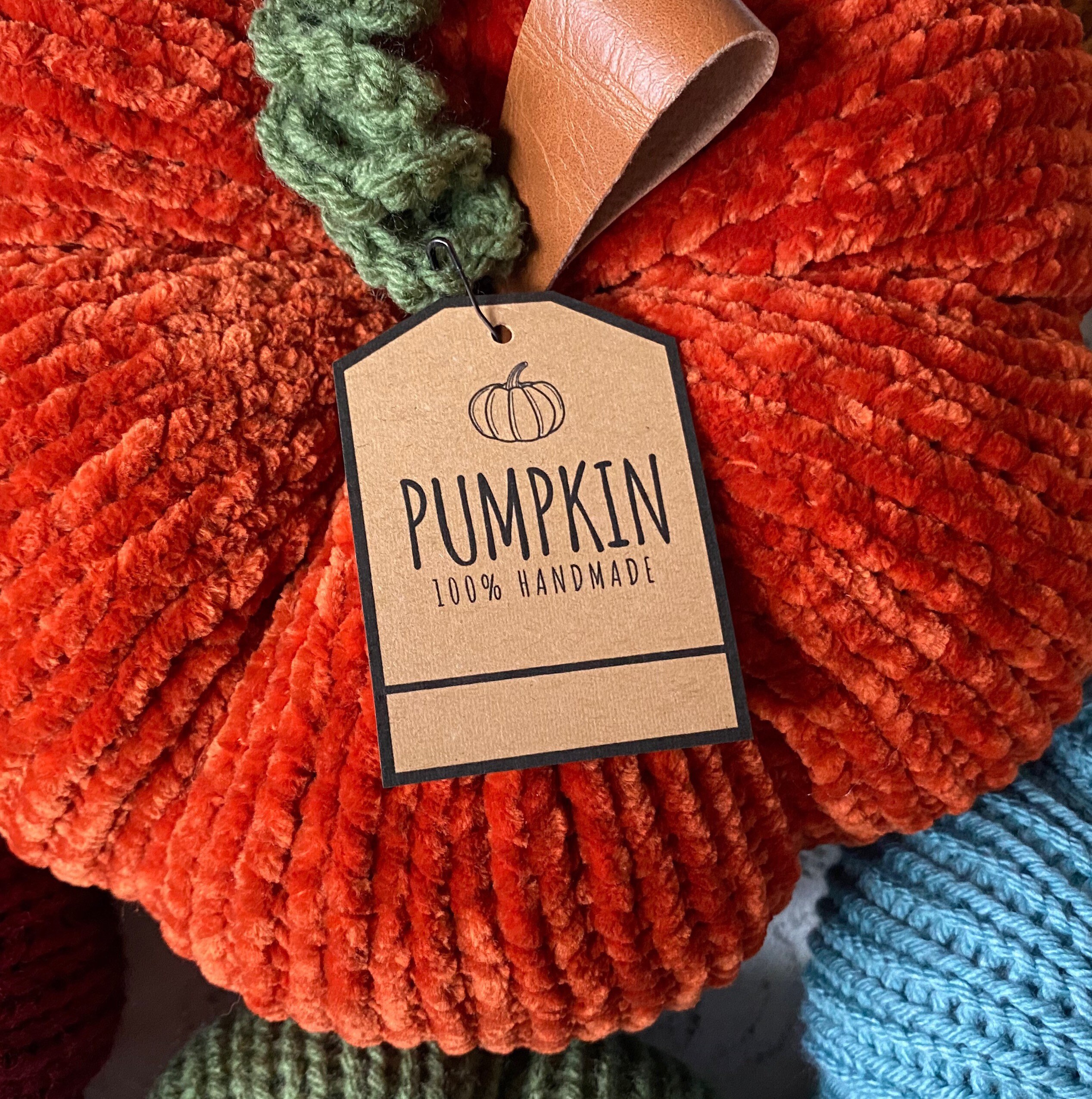 PRINTABLE Pumpkin Tags - Price Labels for Crocheted, Knit, Sewn or ...