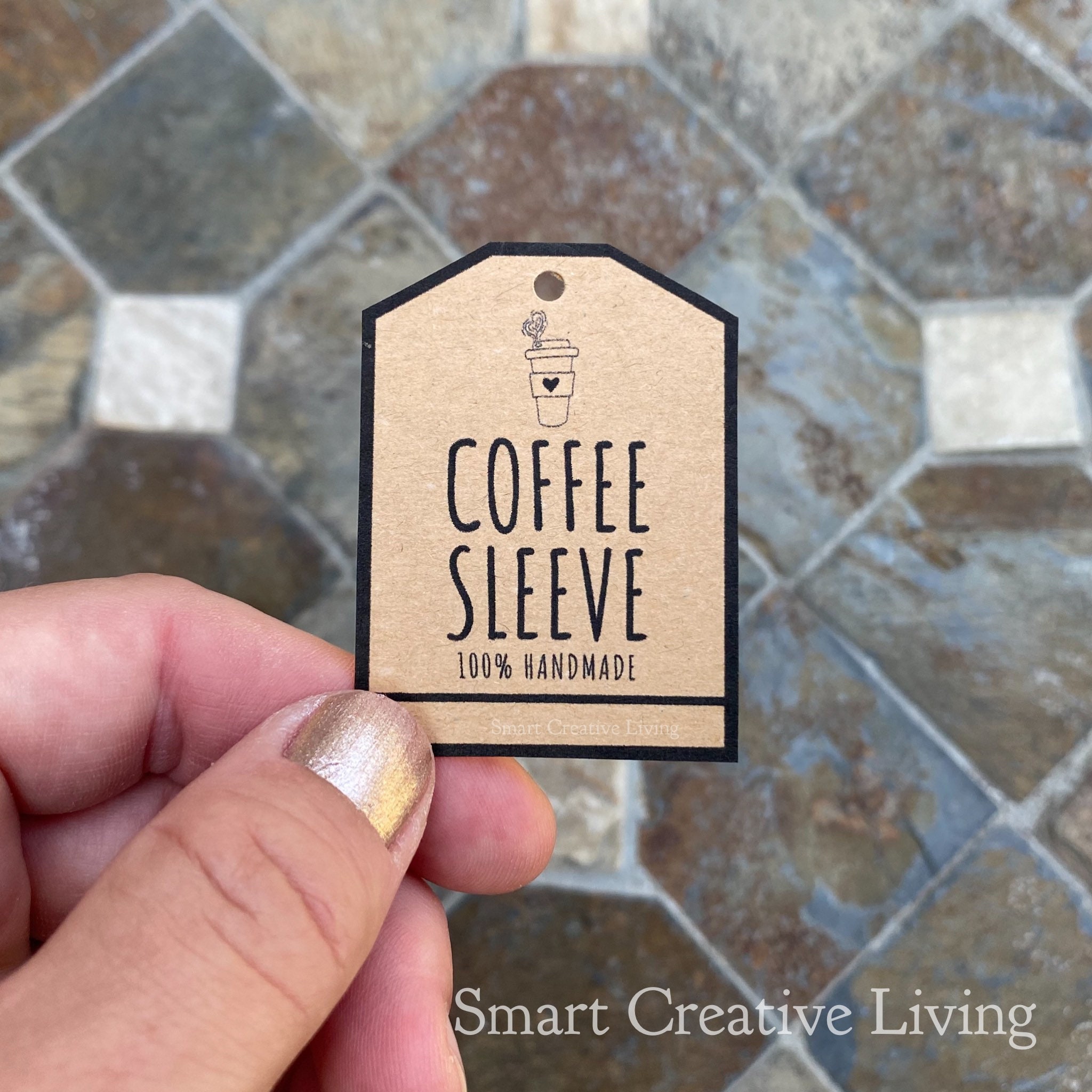 PRINTABLE Cup Cozy and Coffee Sleeve Tags Price Labels for Crocheted or ...