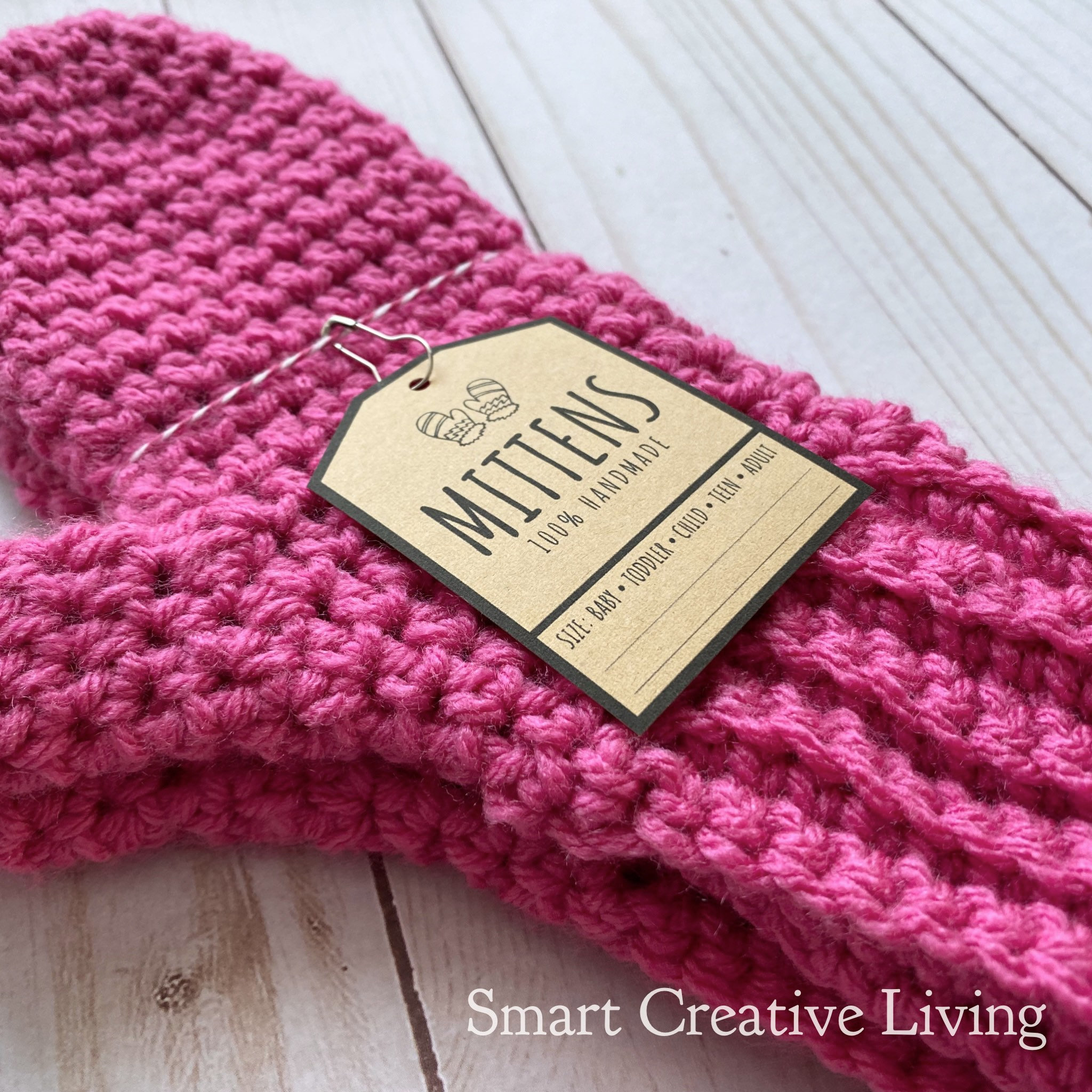 PRINTABLE Mitten Tags - Price Labels for Crocheted or Knit Handmade ...