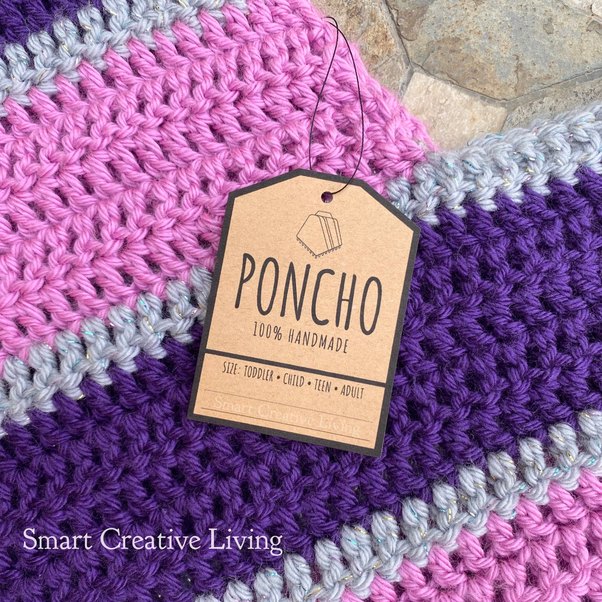 PRINTABLE Poncho Tags Price Labels for Handmade Crocheted or Knit ...