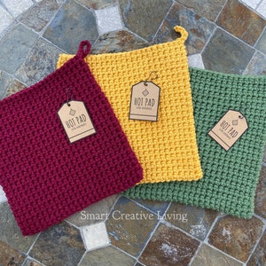 PRINTABLE Hot Pad & Pot Holder Tags Price Labels for Crocheted or Knit ...