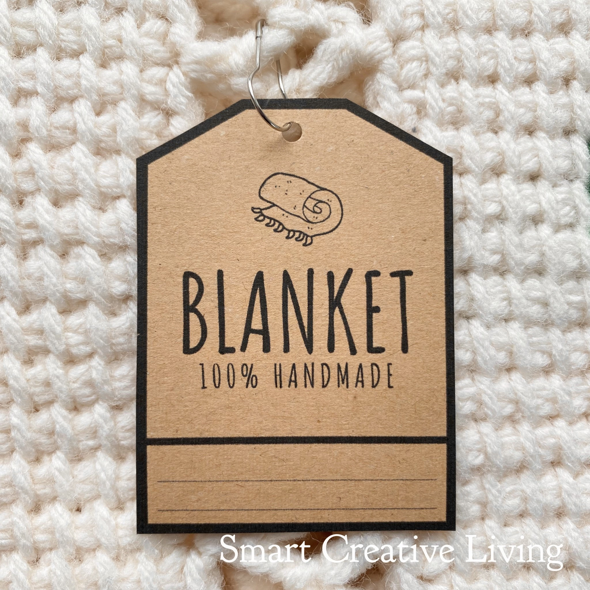 PRINTABLE Blanket Tags - Price Labels for Crocheted or Knit Handmade ...