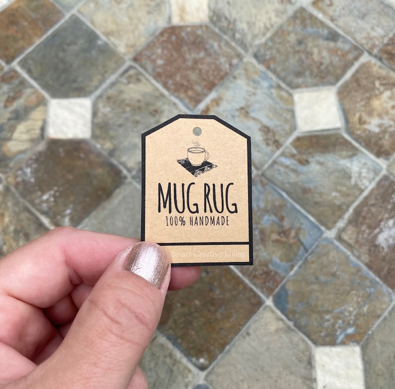 PRINTABLE Mug Rug Tags - Price Labels for Crocheted or Knit Mug ...