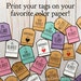 PRINTABLE Scarf Tags - Price Labels for Crocheted or Knit Handmade ...