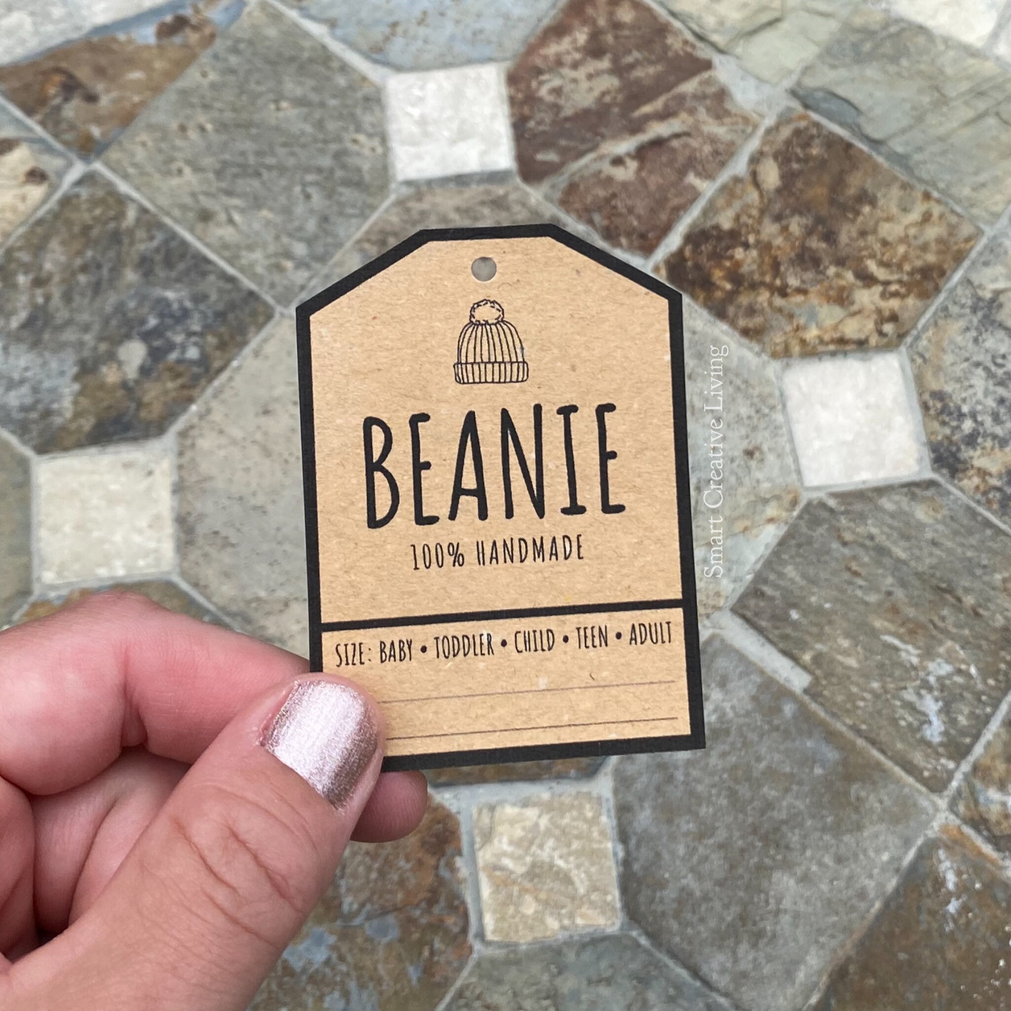 PRINTABLE Beanie Tags Price Labels for Crocheted or Knit - Etsy