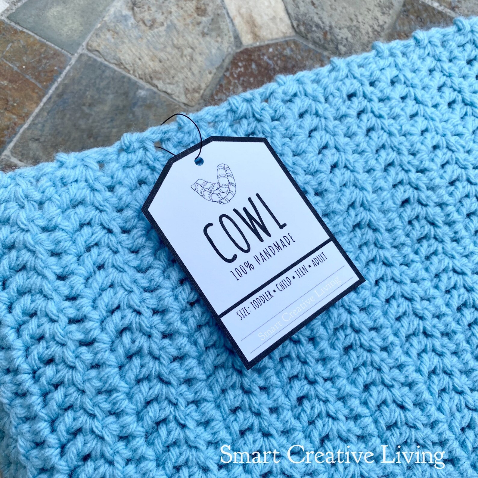 PRINTABLE Cowl Tags - Price Labels for Crocheted or Knit Handmade Cowls ...