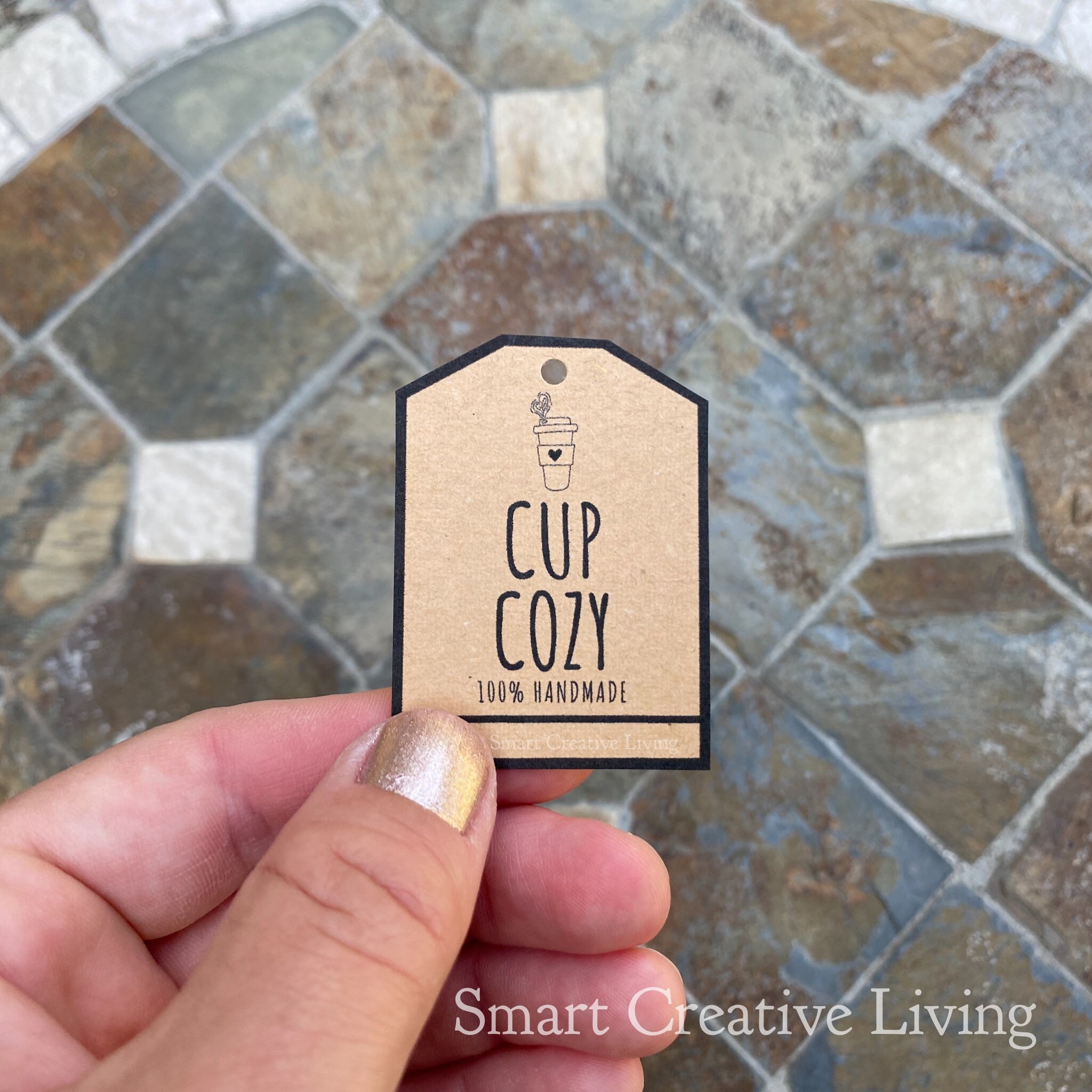 PRINTABLE Cup Cozy and Coffee Sleeve Tags Price Labels for Crocheted or ...