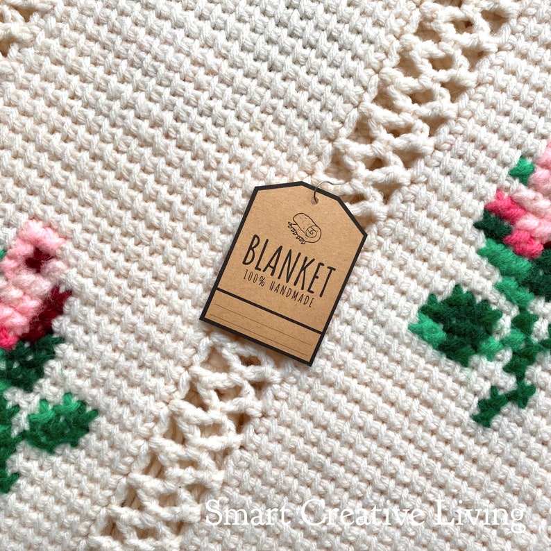 PRINTABLE Blanket Tags - Price Labels for Crocheted or Knit Handmade ...