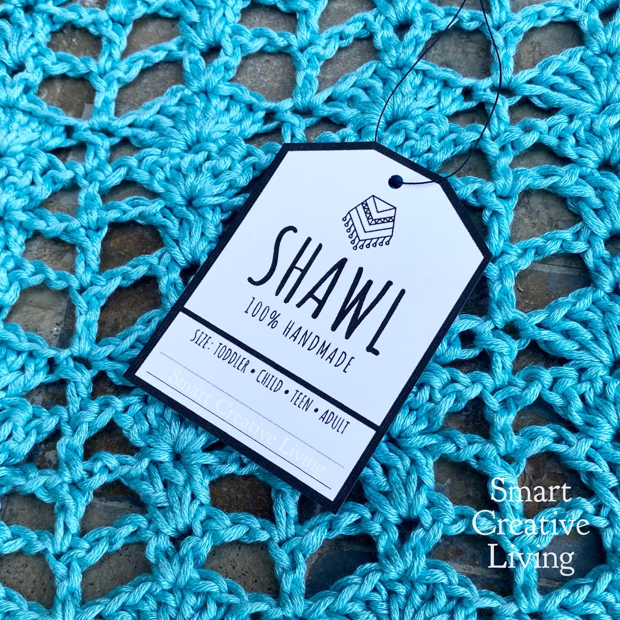 PRINTABLE Shawl Tags - Price Labels for Handmade Crocheted or Knit ...